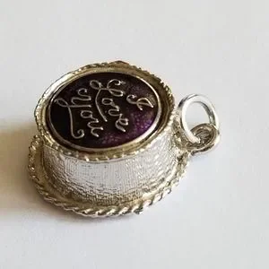 Vintage | Jewelry | Vintage I Love You Cake Charm Spencer Sterling ...
